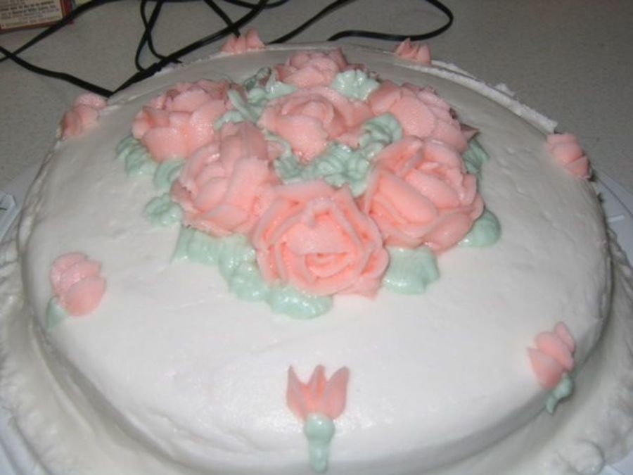 Wilton Class 1 Final Cake - CakeCentral.com