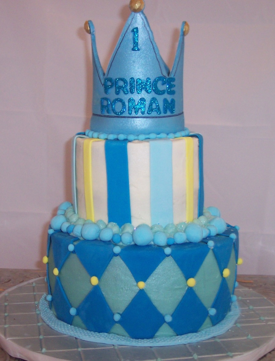 Prince Birthday Cake - CakeCentral.com