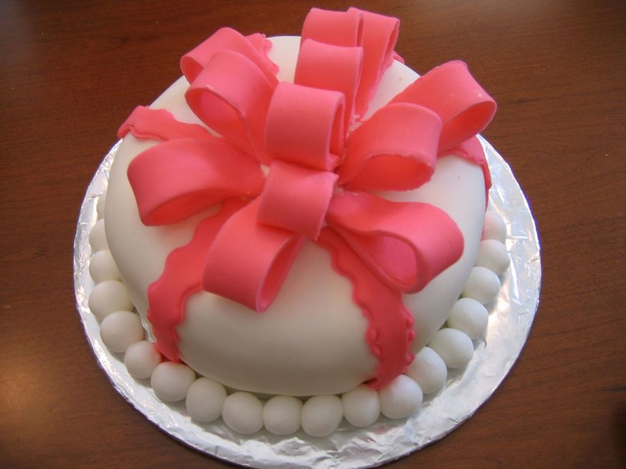 Ribbon Cake - CakeCentral.com