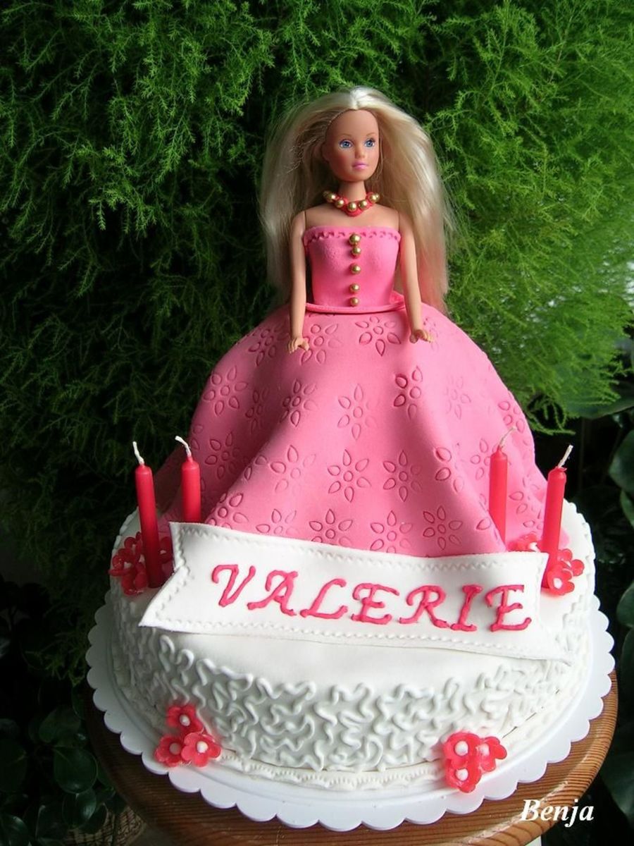 Pink Barbie - CakeCentral.com