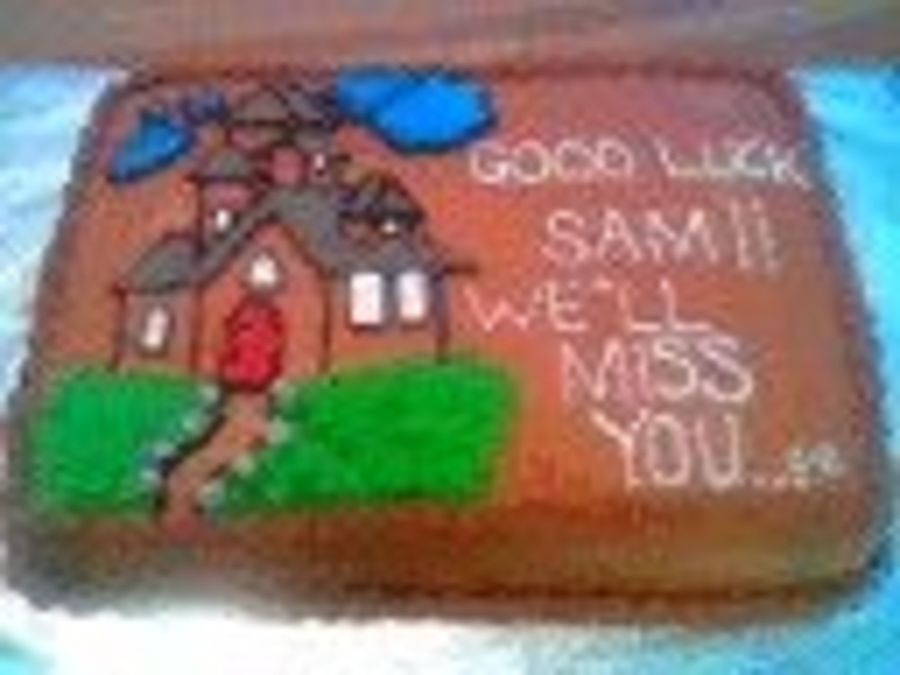 Good Luck Sam - CakeCentral.com