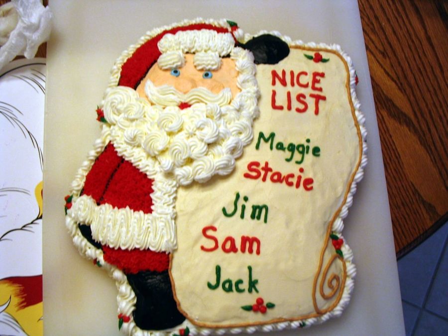 Santa Birthday Cake - CakeCentral.com
