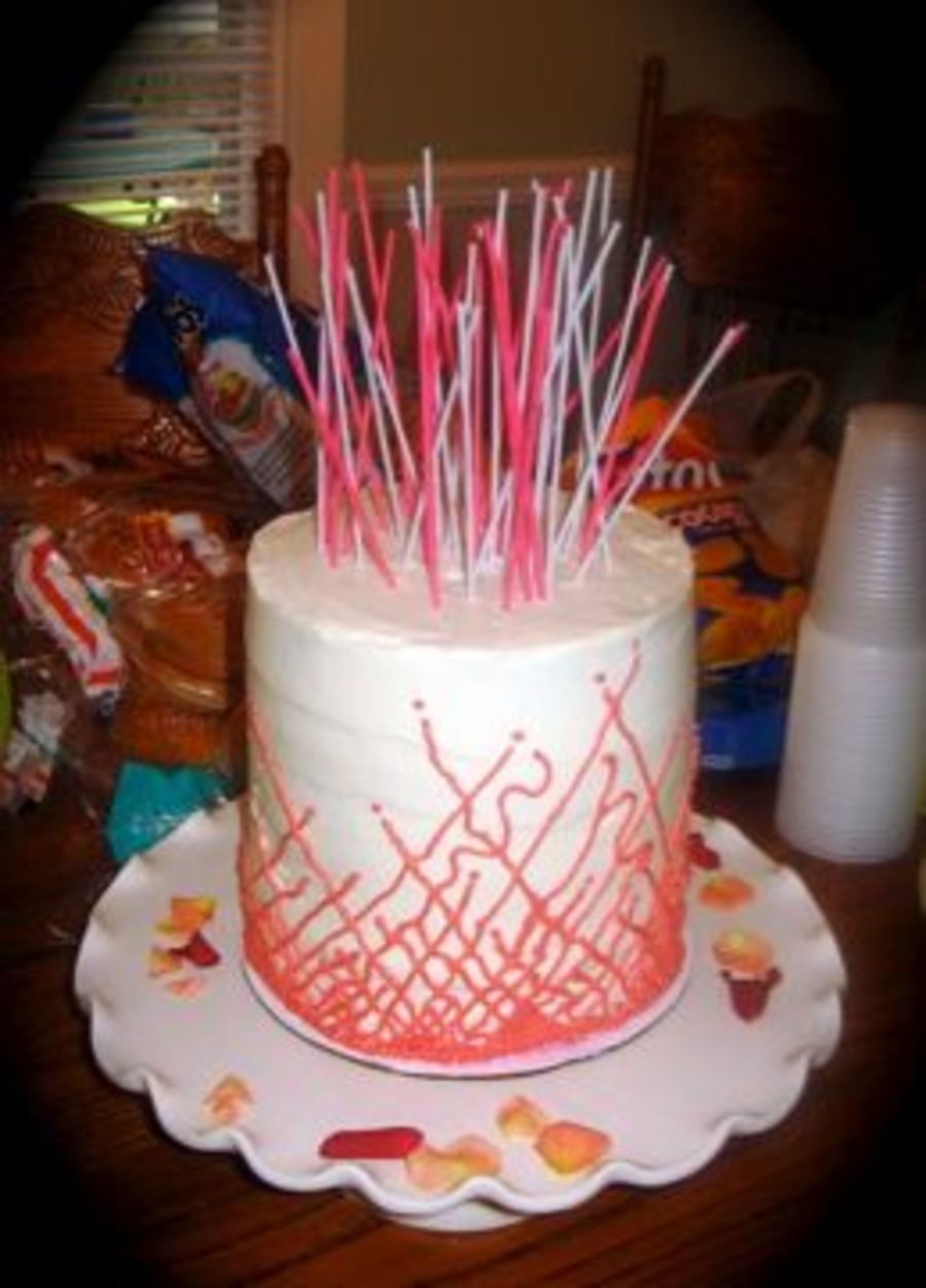 Tall Birthday Cake! - CakeCentral.com