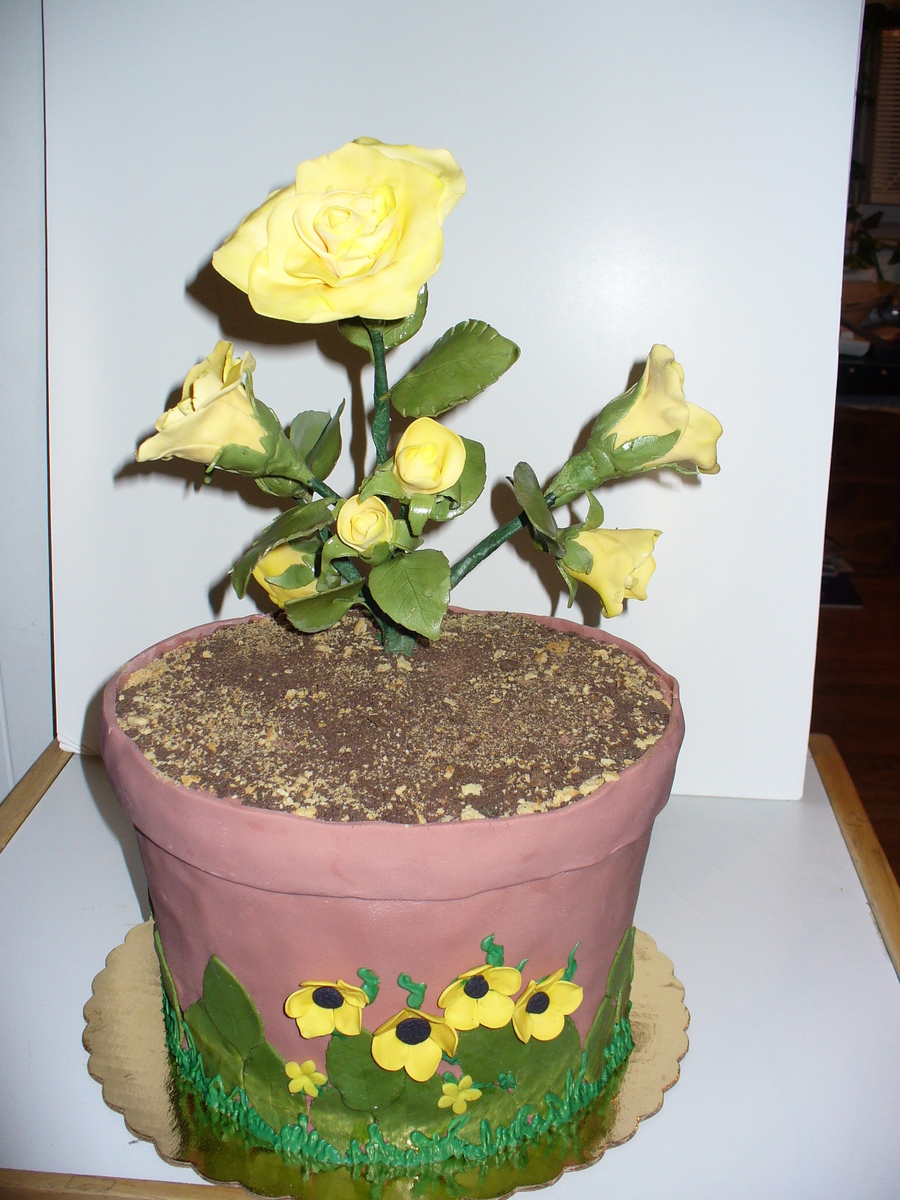 Flower Pot - CakeCentral.com