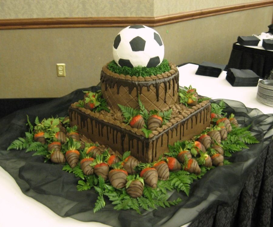 Soccer Grooms Cake - CakeCentral.com