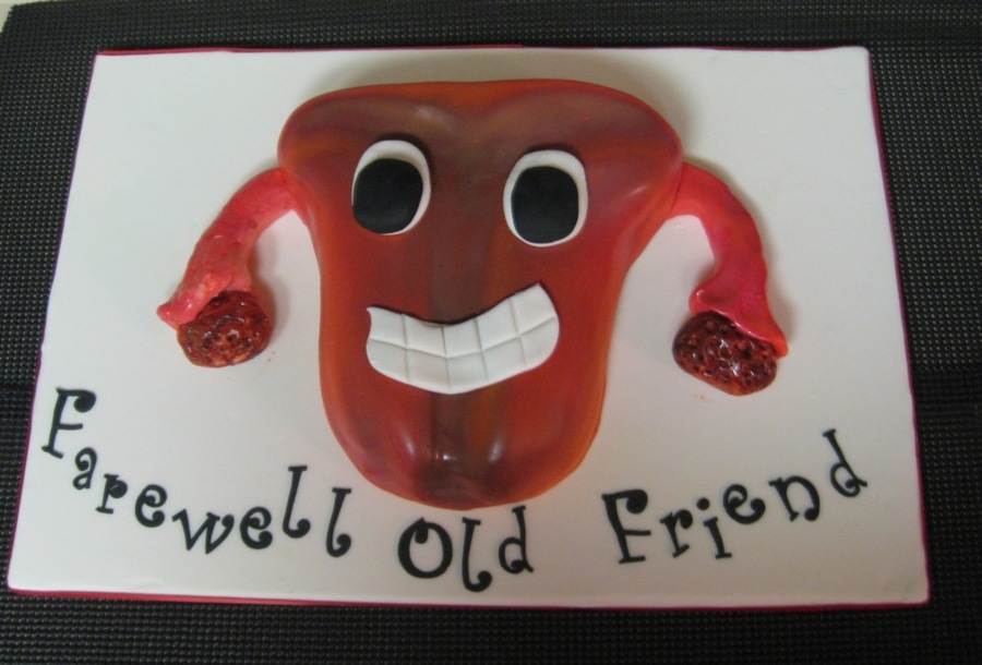 Hysterectomy Cake - CakeCentral.com