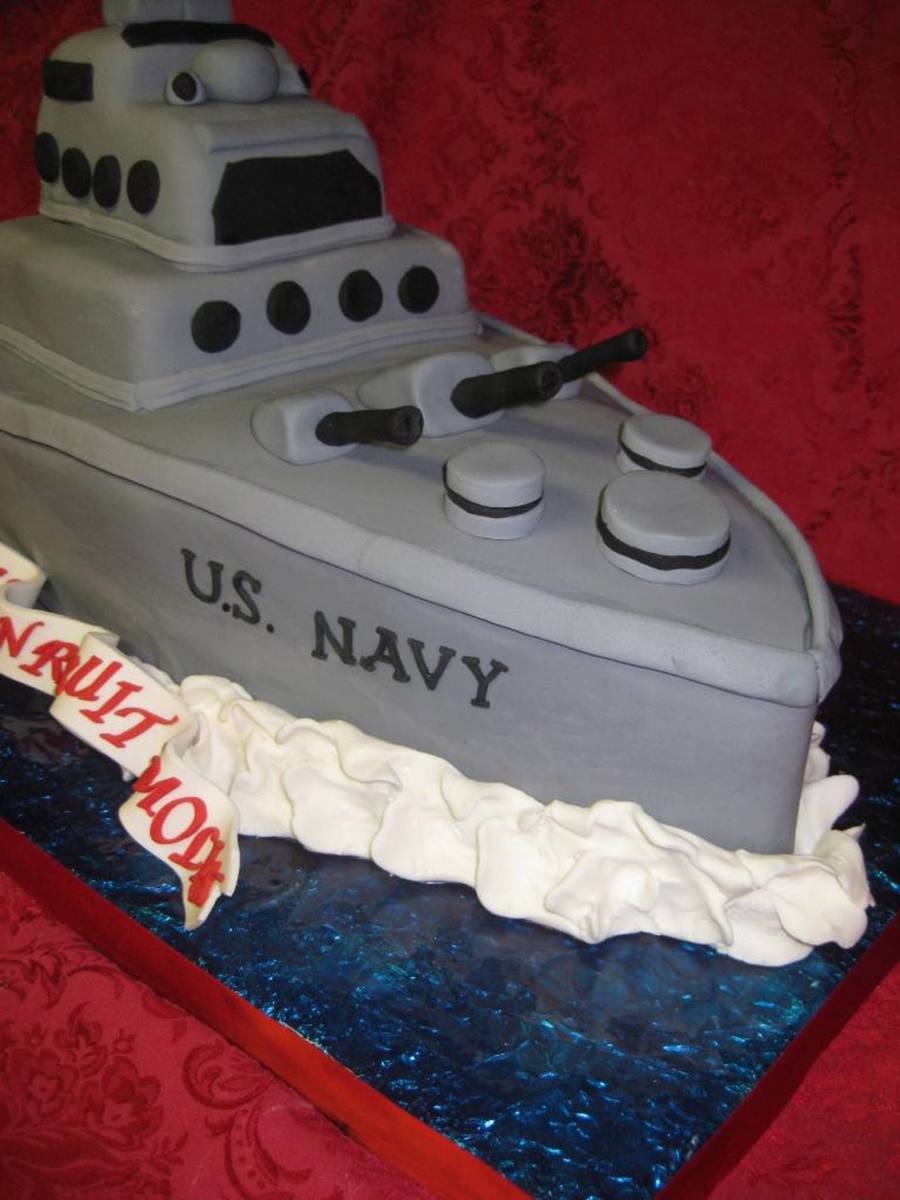 Navy Ship - CakeCentral.com