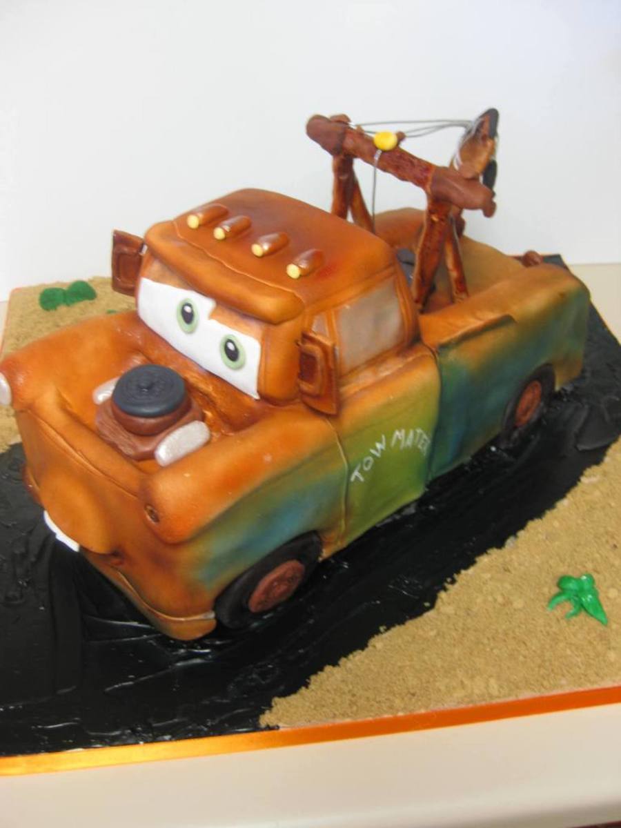 Tow Mater Birthday Cake - CakeCentral.com