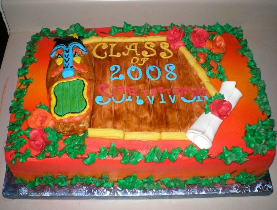 2008 Survivor Graduation - CakeCentral.com