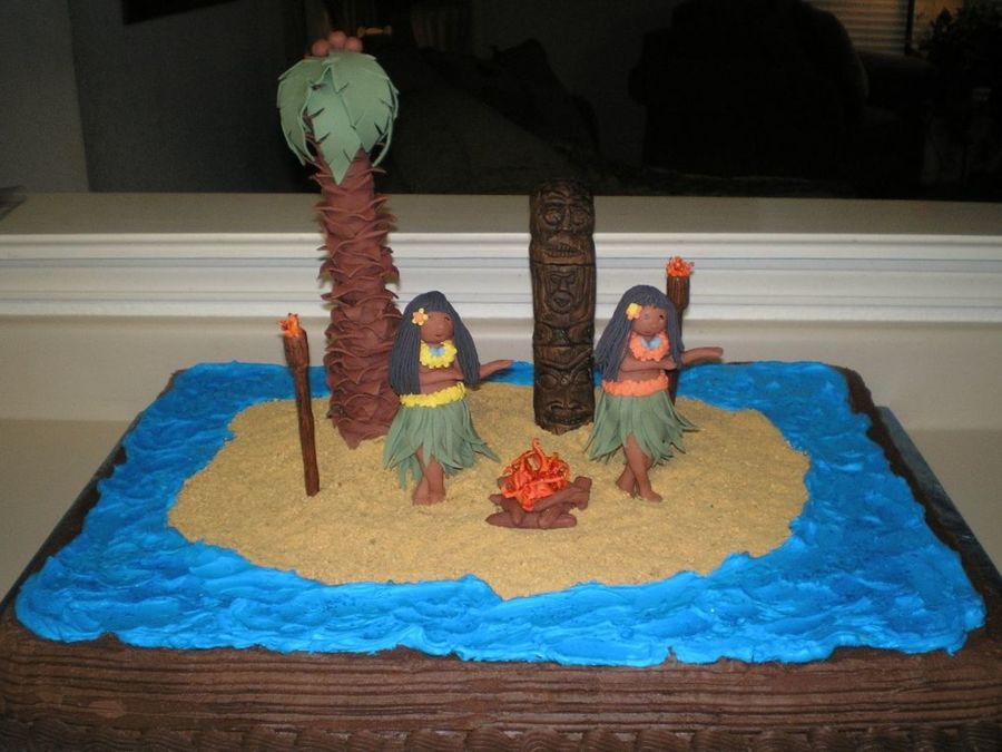Hula Birthday - CakeCentral.com