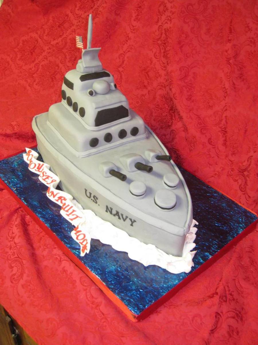 Navy Ship - CakeCentral.com