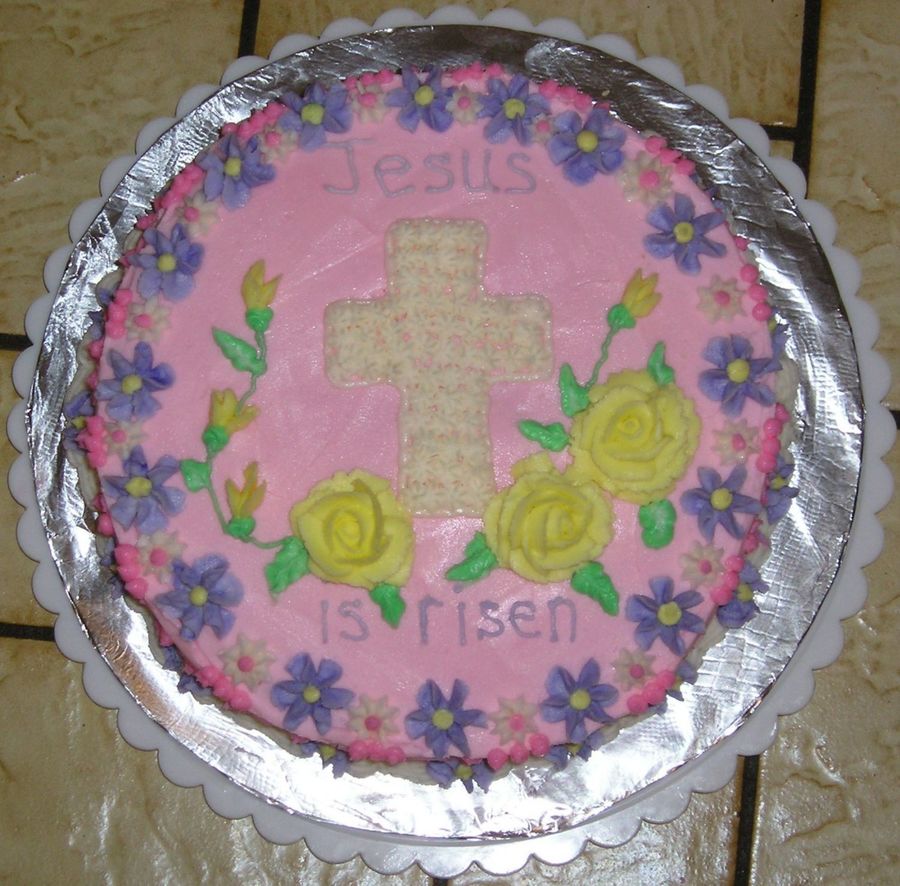 Jesus Is Risen Cake - CakeCentral.com
