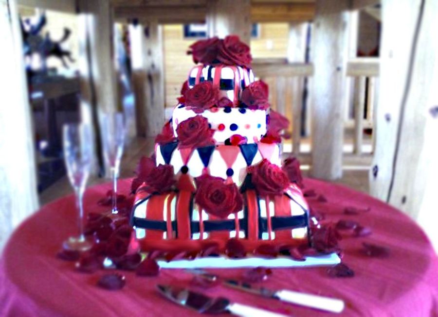 Plaid Cake - CakeCentral.com