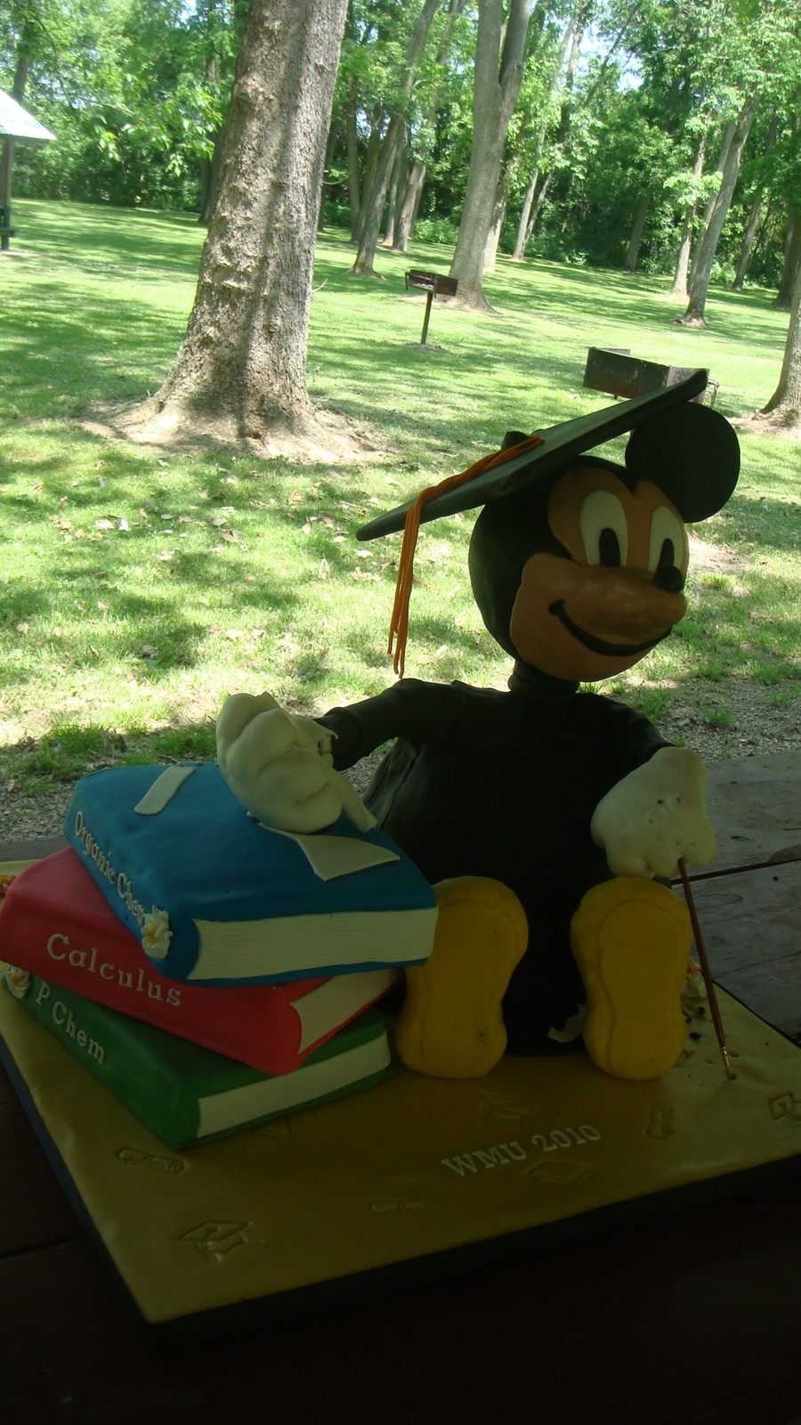 Mickey Mouse College Graduation Cake - CakeCentral.com