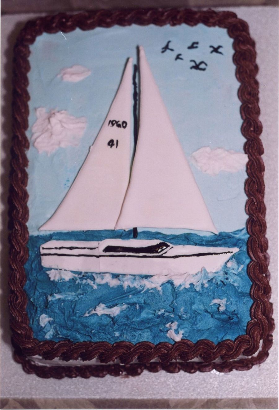 Sailboat Cake - CakeCentral.com