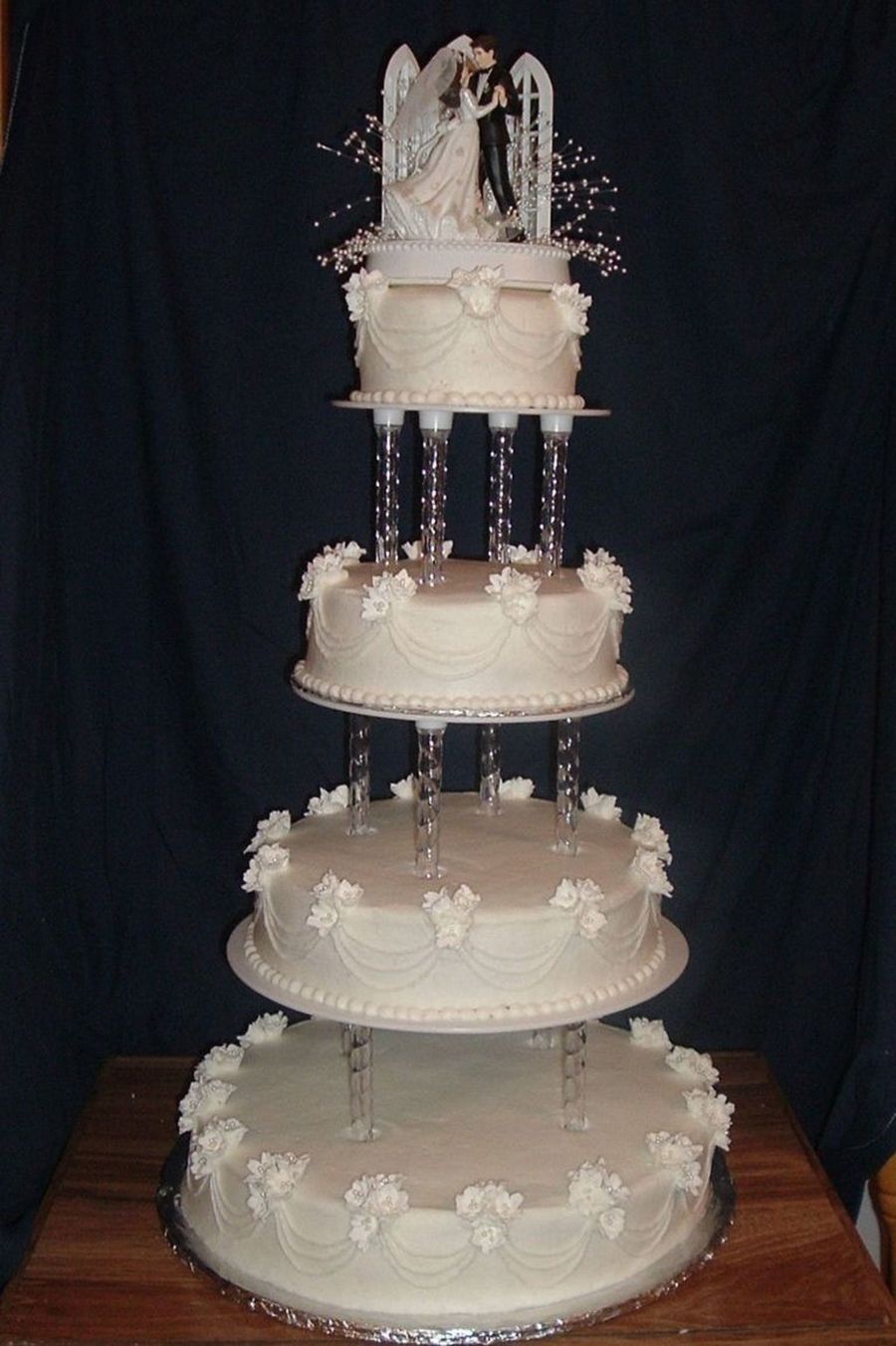 Candice Wedding Cake 1 - CakeCentral.com
