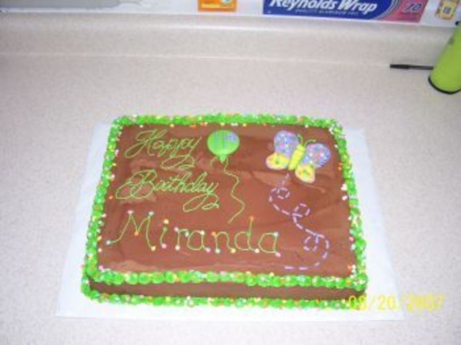 Miranda's B-Day - CakeCentral.com