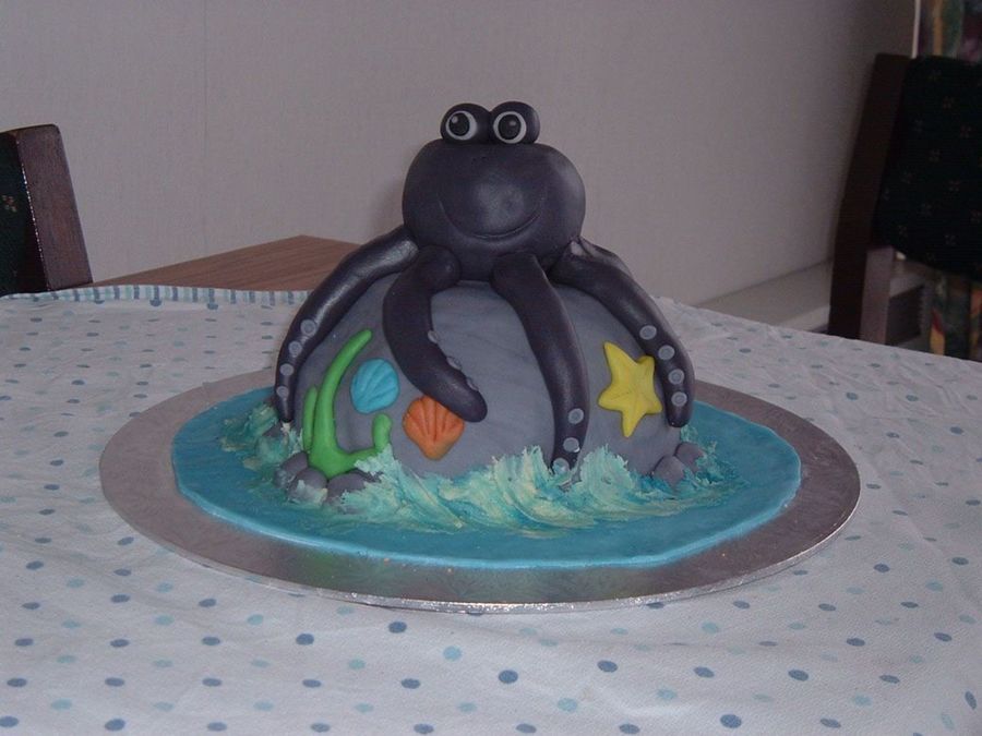 Octopus Cake - CakeCentral.com