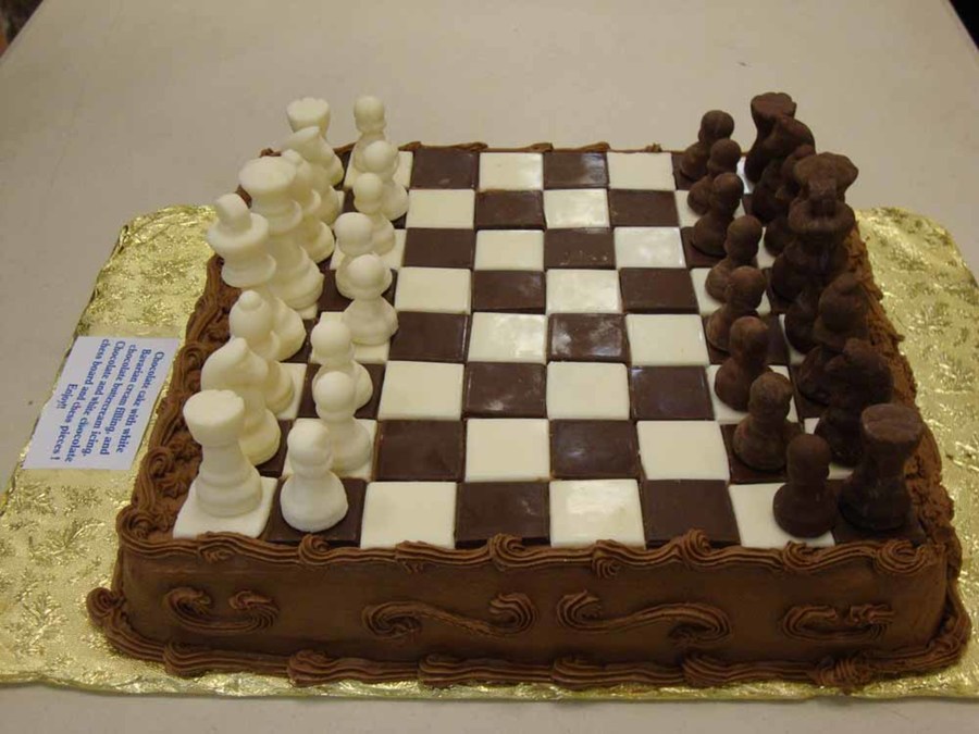 Chess Board Cake - CakeCentral.com