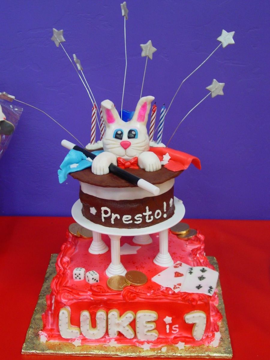 Magic Rabbit In Hat Cake - CakeCentral.com