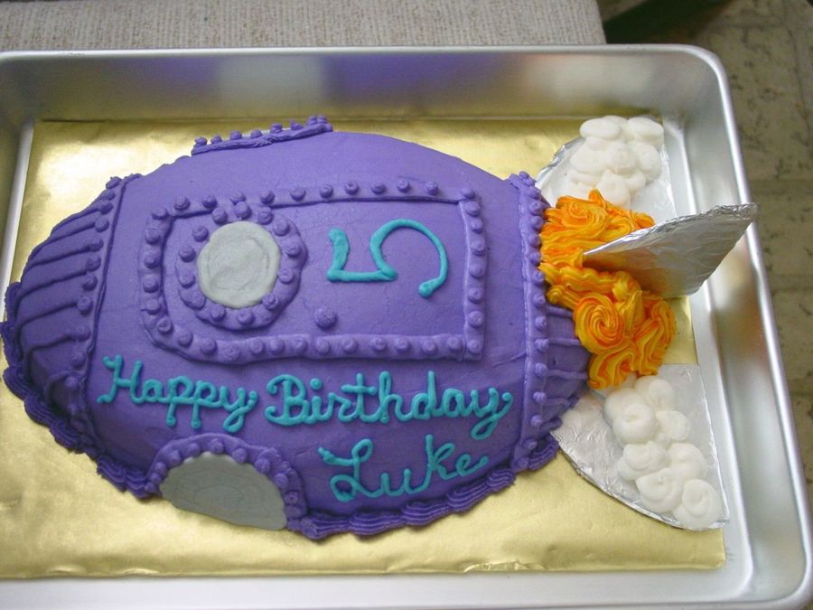 Rocket Ship - CakeCentral.com