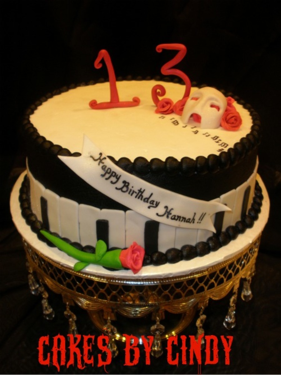 Phantom Of The Opera Cake - CakeCentral.com
