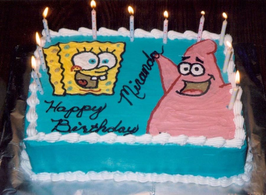 Patrick & Spongebob - CakeCentral.com