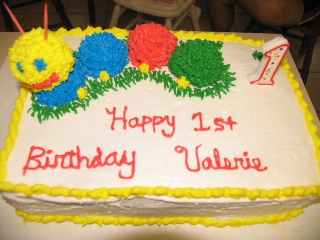 Baby Einstein Caterpillar Cake - CakeCentral.com