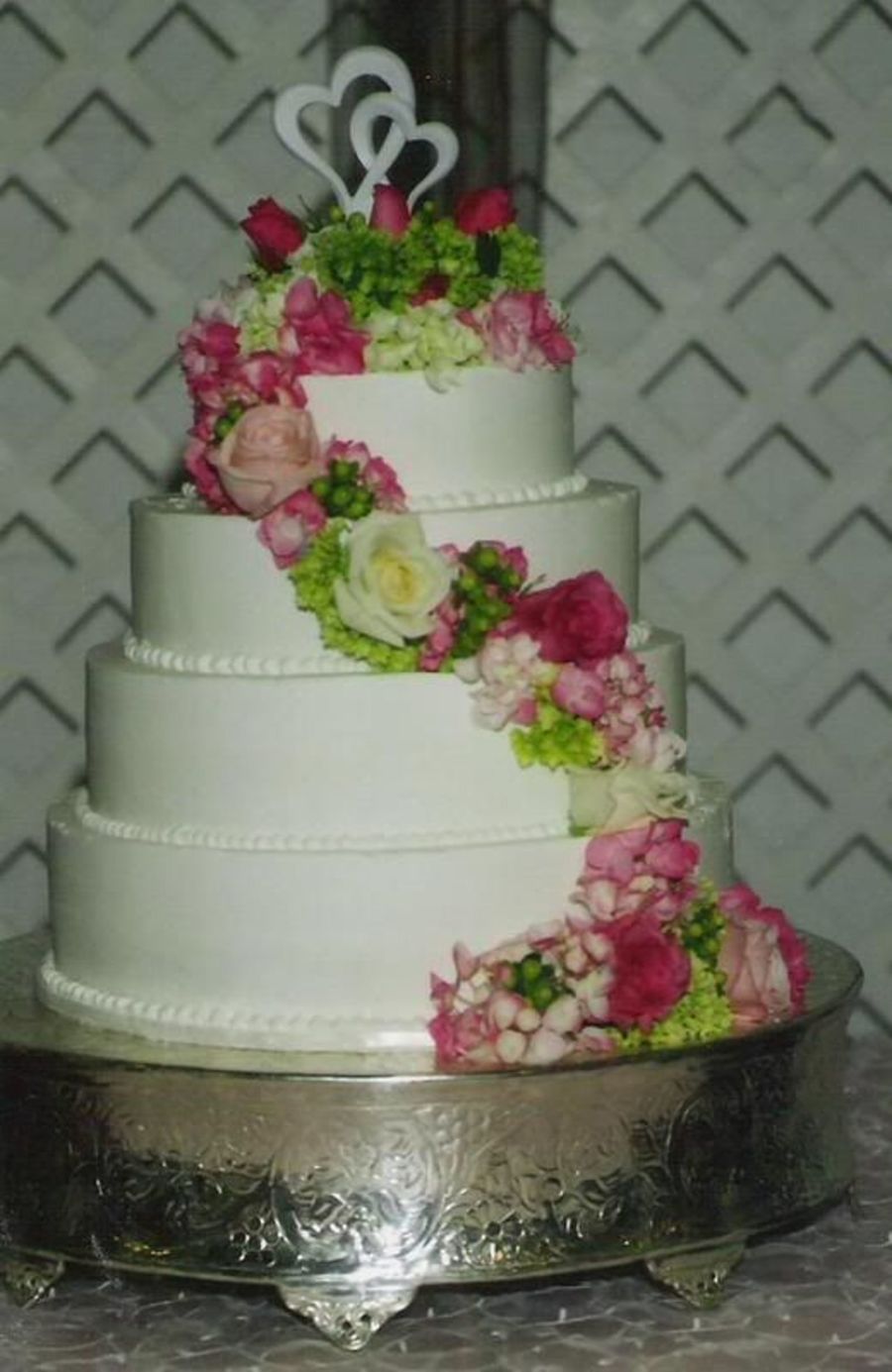 Round Wedding Cake - CakeCentral.com