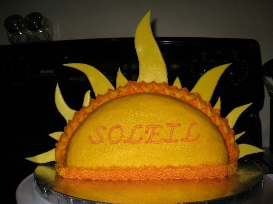 Sun Cake - CakeCentral.com