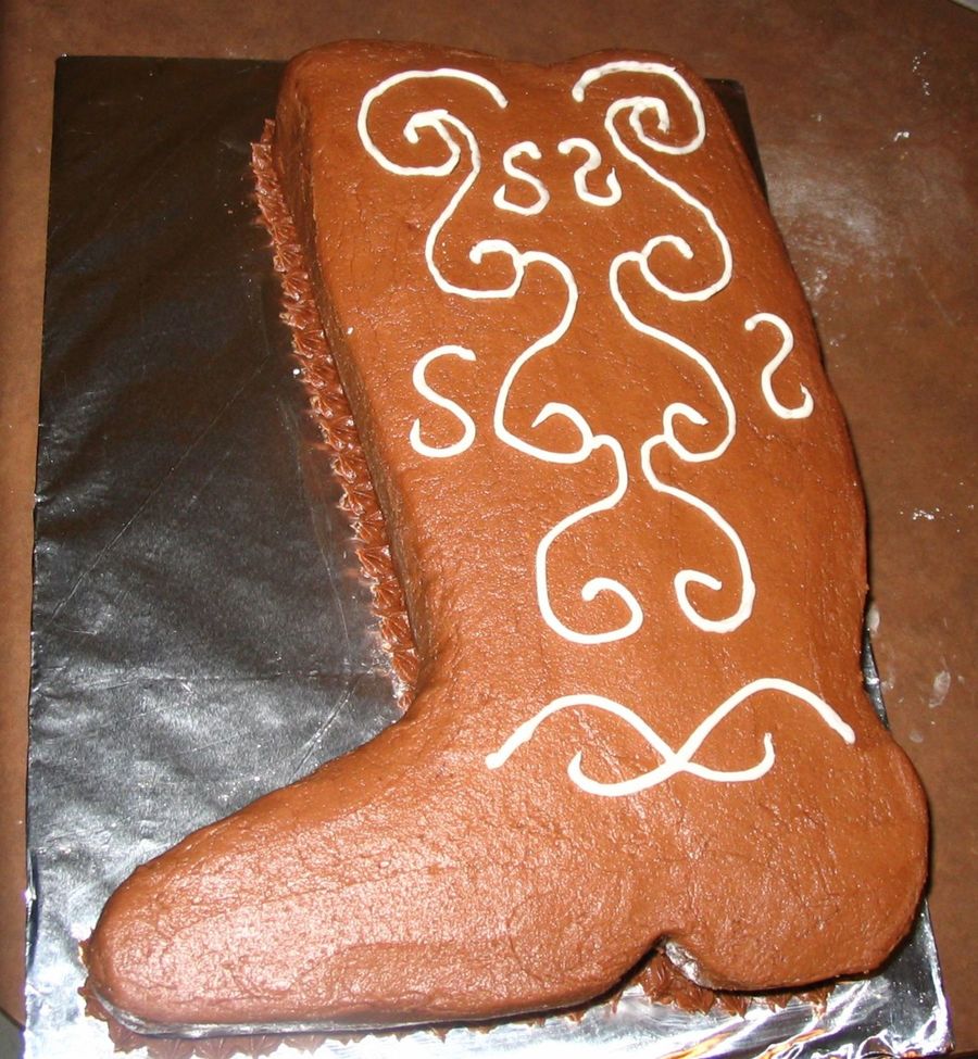 Cowboy Boot - CakeCentral.com