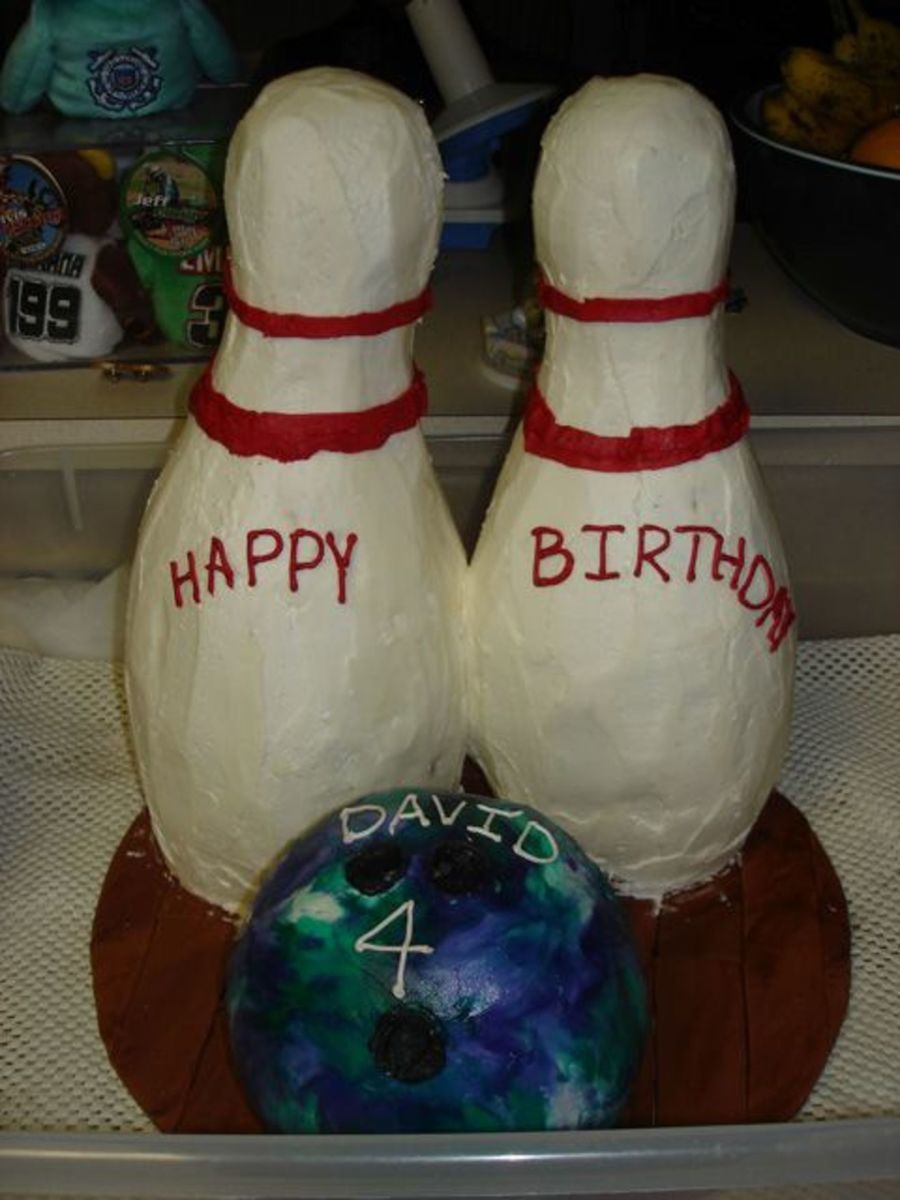 Bowling Ball Cake - CakeCentral.com