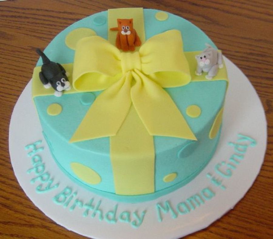Cat Lovers Birthday - CakeCentral.com