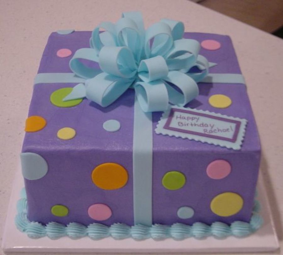 Purple Package - CakeCentral.com