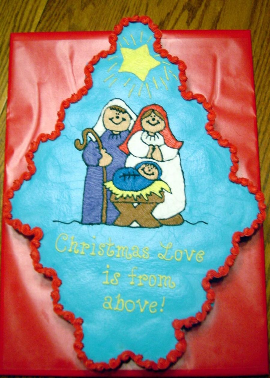 Nativity Cupcake Cake - CakeCentral.com