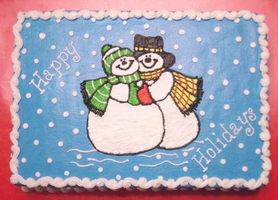 Snowman - CakeCentral.com