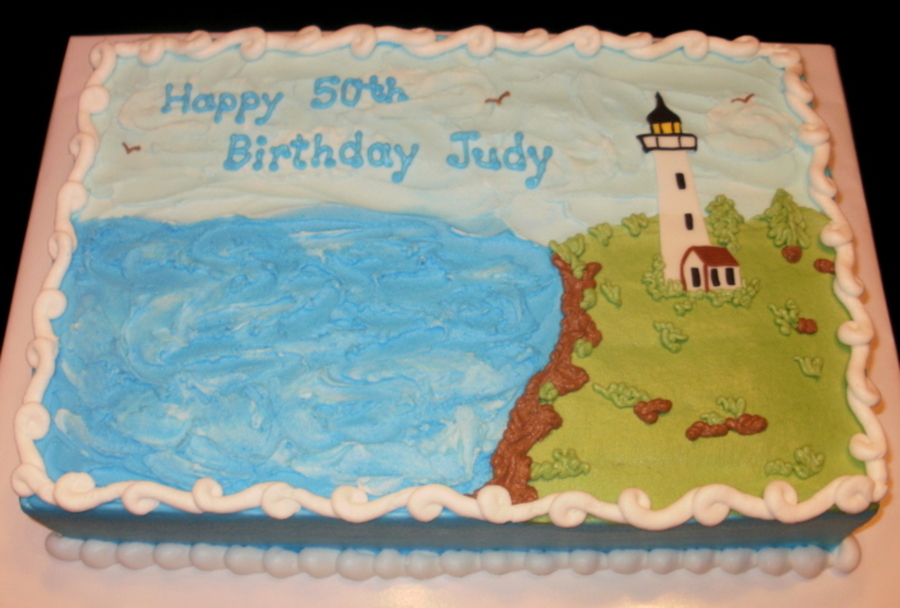 Lighthouse Birthday - CakeCentral.com