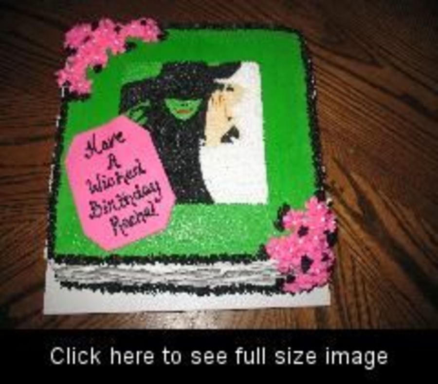 "wicked" Birthday Cake - CakeCentral.com