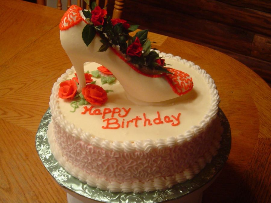Shoe Birthday Cake - CakeCentral.com
