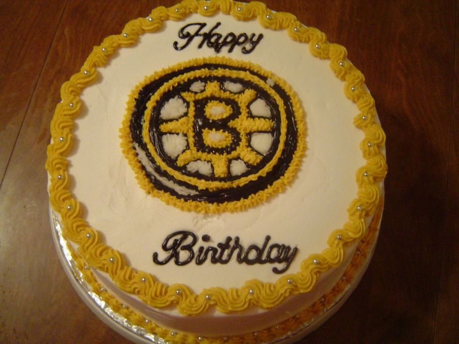 Bruins Birthday Cake - CakeCentral.com