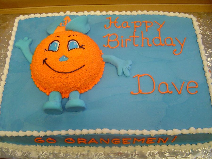 Syracuse Birthday Cake - CakeCentral.com