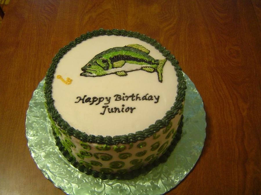 Bass Birthday Cake - CakeCentral.com