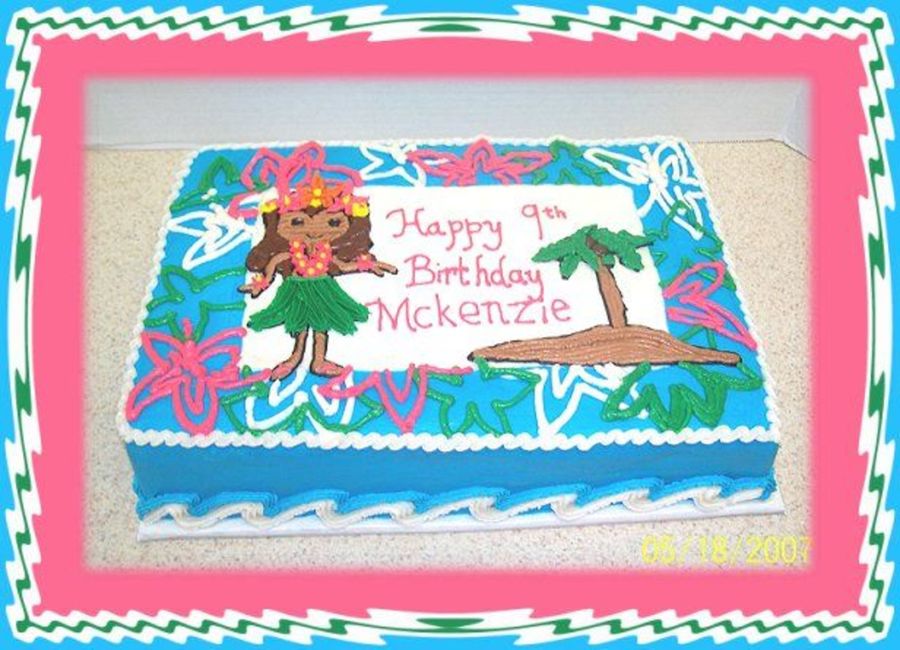 Hula Dancer - CakeCentral.com