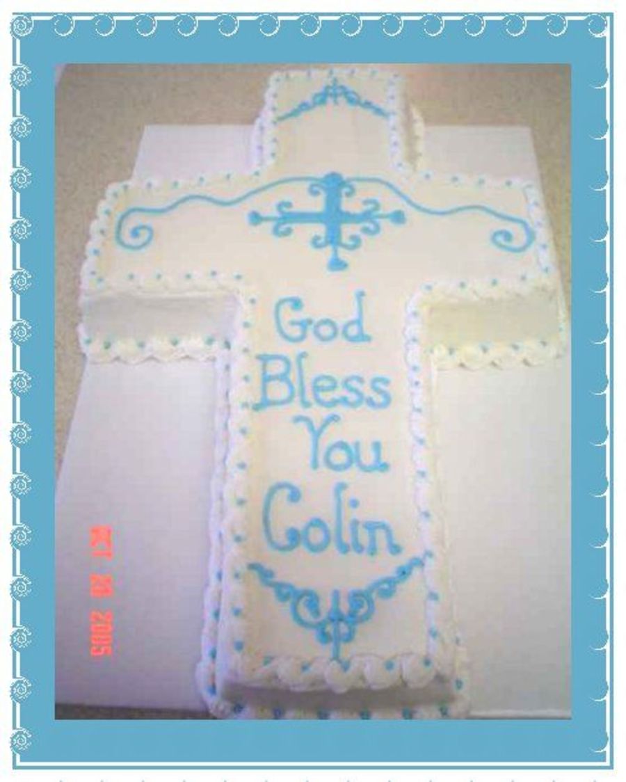 Baptism Cross - CakeCentral.com