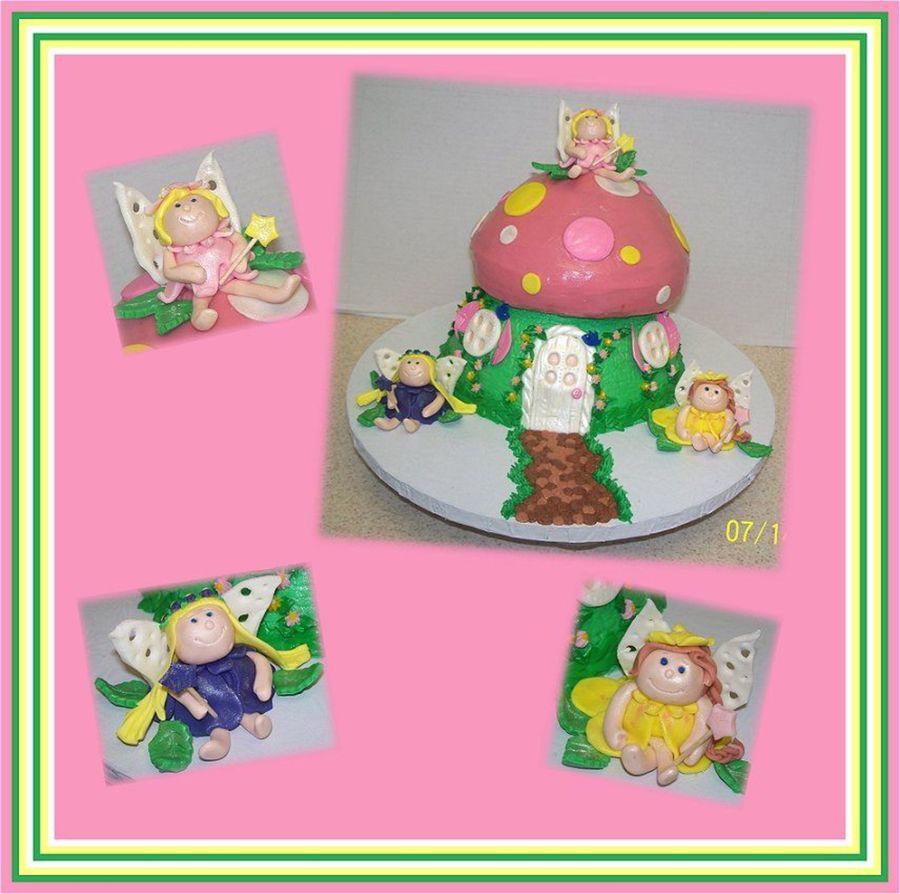 Fairy Toadstool - CakeCentral.com