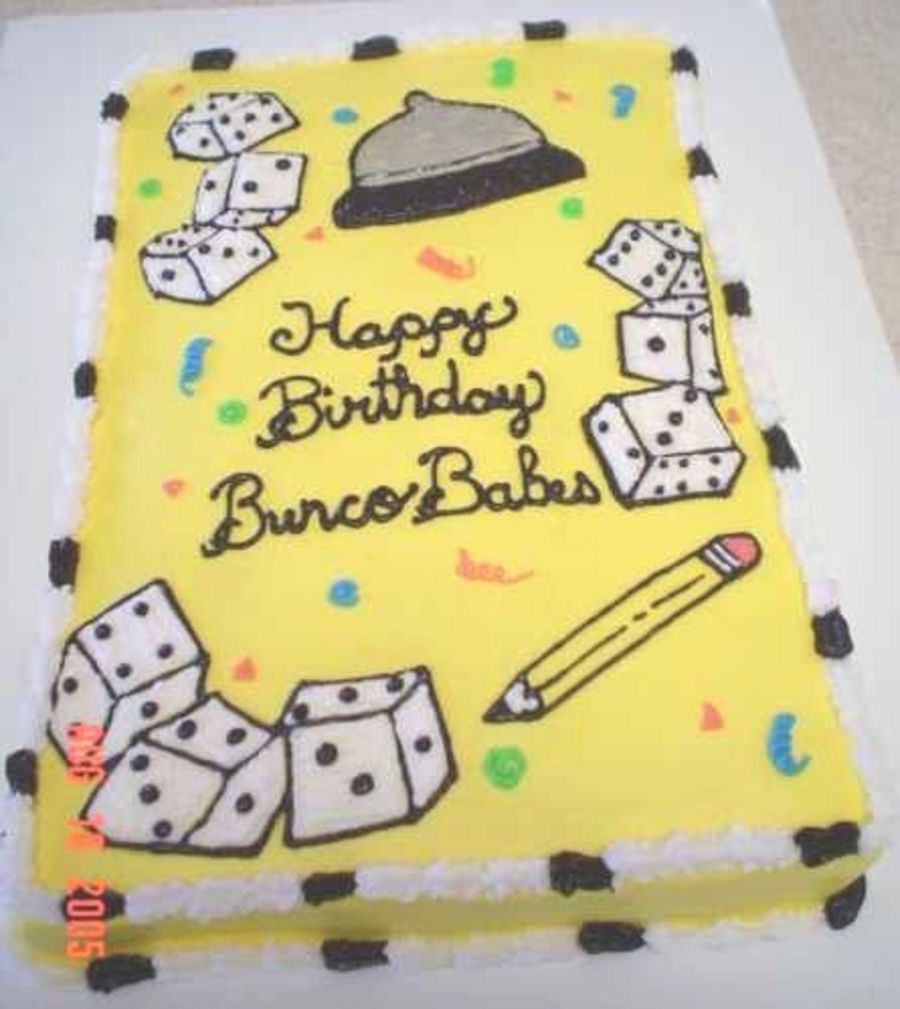 Bunco Dice - CakeCentral.com