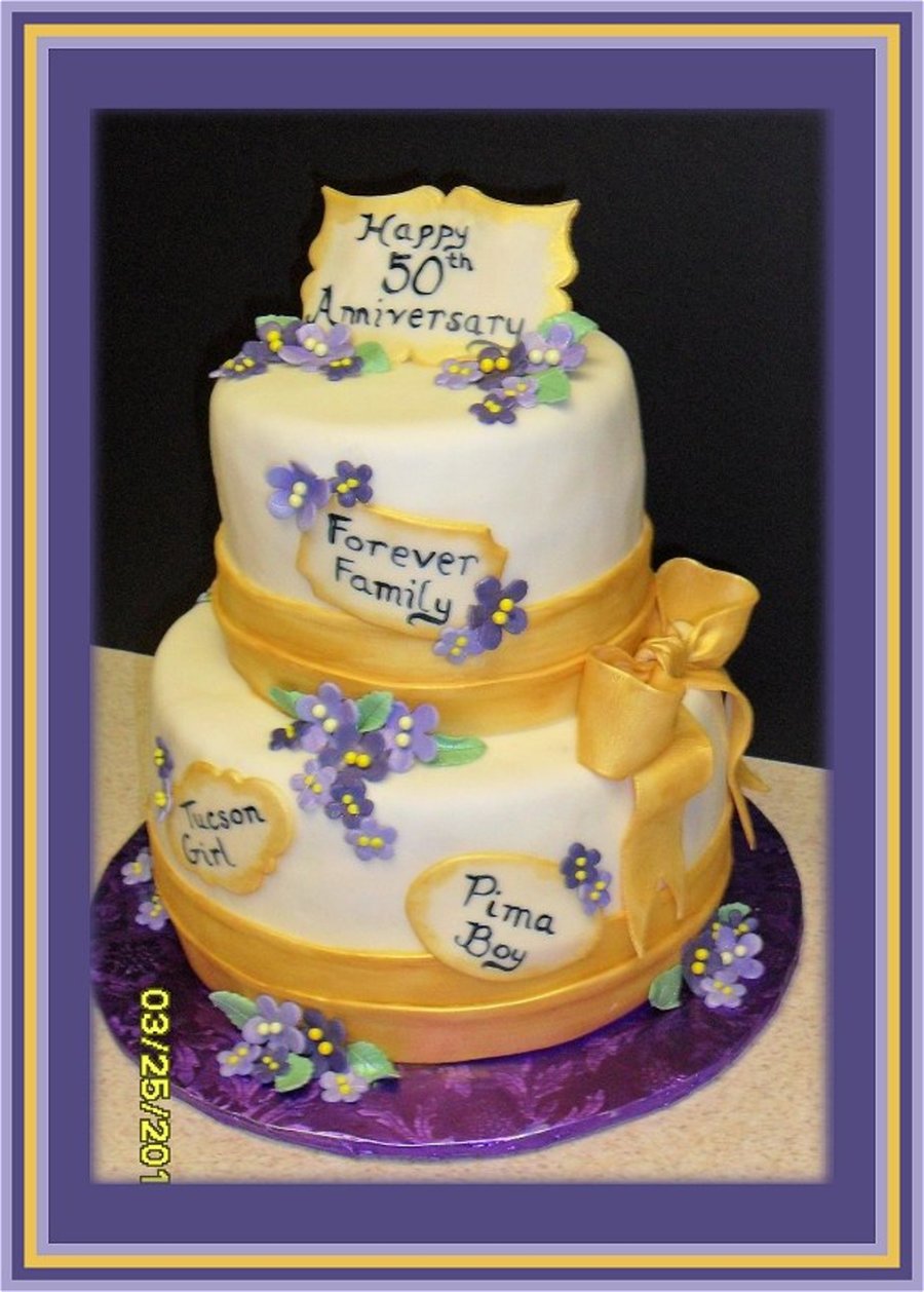 Violet Anniversary - CakeCentral.com