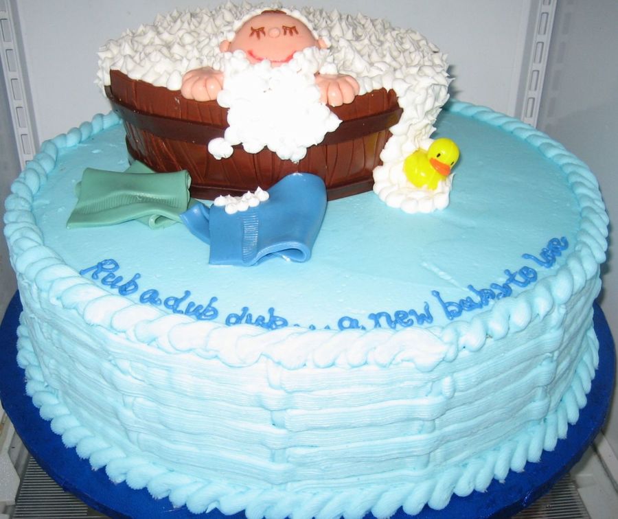 Baby In Tub Cake - CakeCentral.com