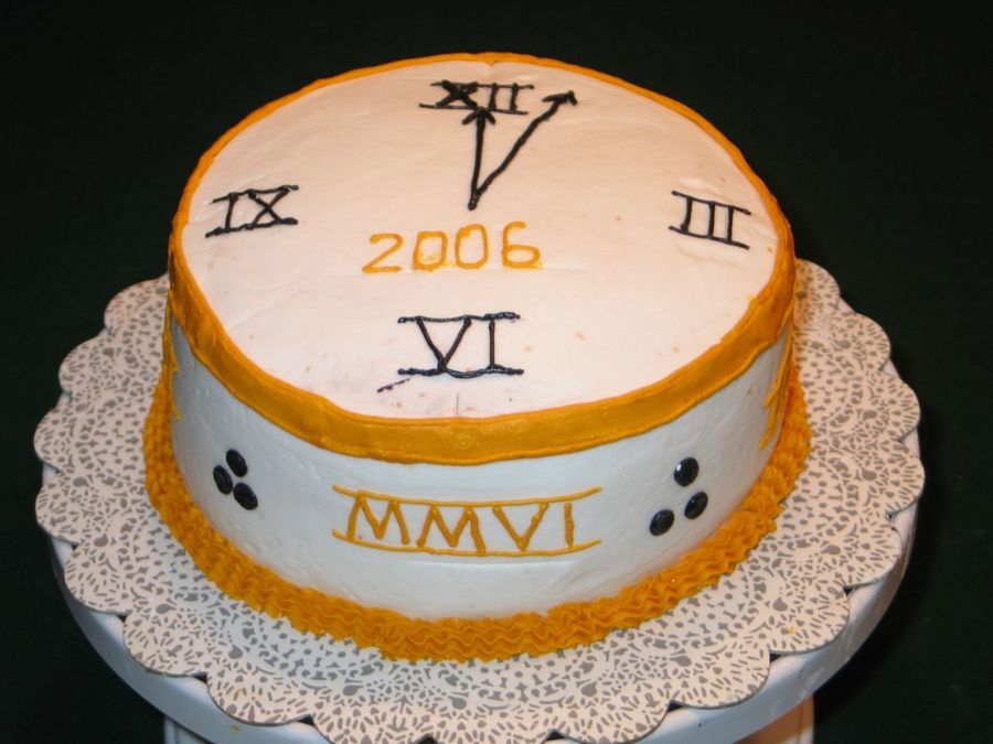 New Year's Eve Clock - CakeCentral.com