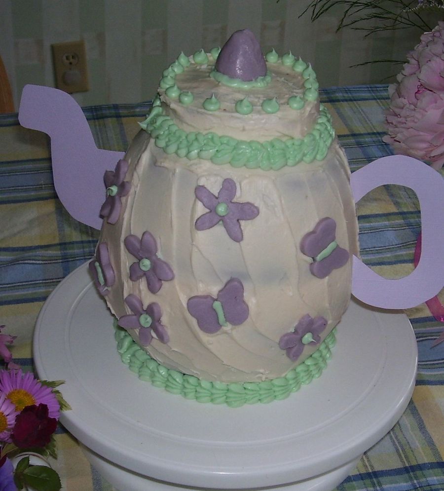 Teapot Cake - CakeCentral.com